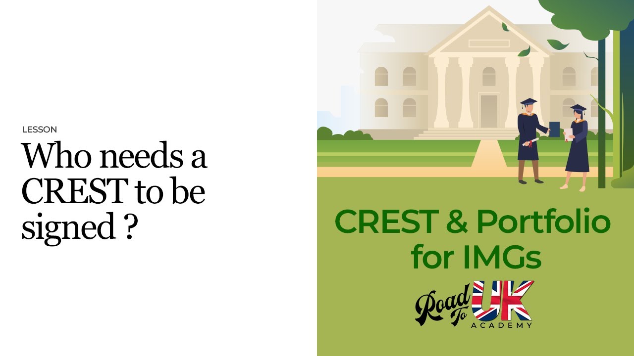 Who needs a CREST form for Specialty Training | Certificate of ...