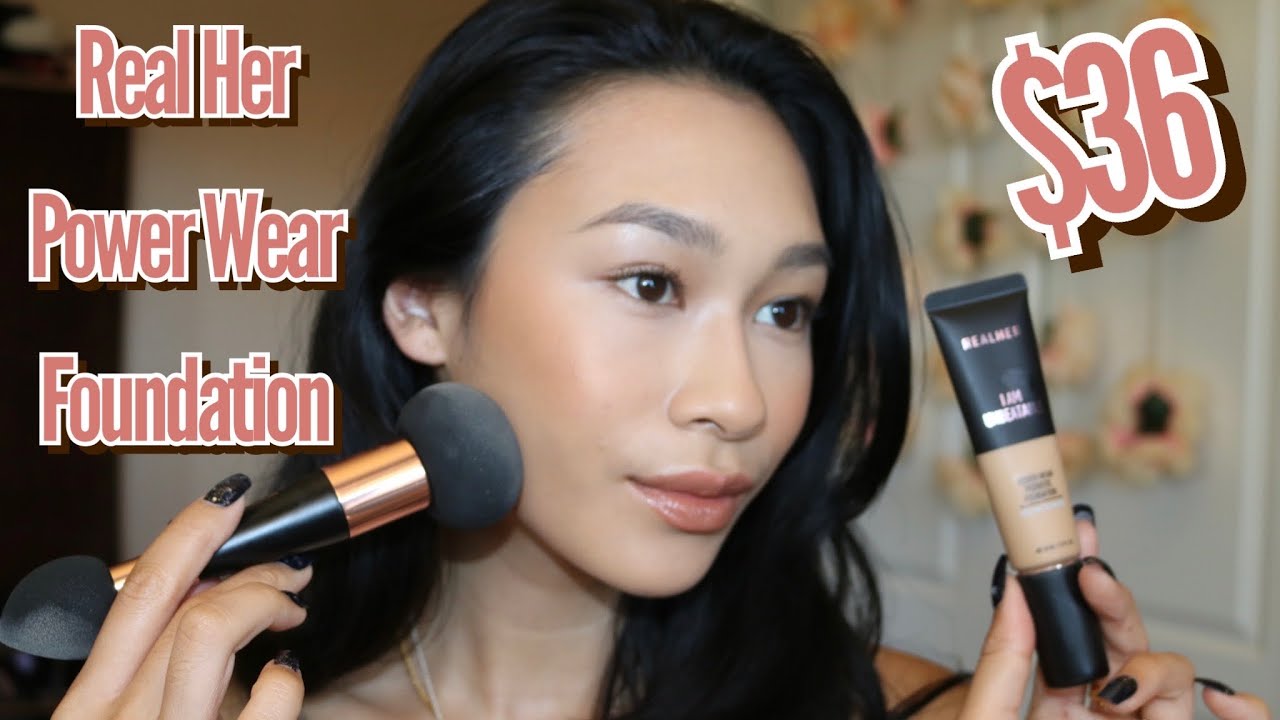 PROBIOTIC FOUNDATION?? Real Her Power Wear Liquid Foundation Review ...