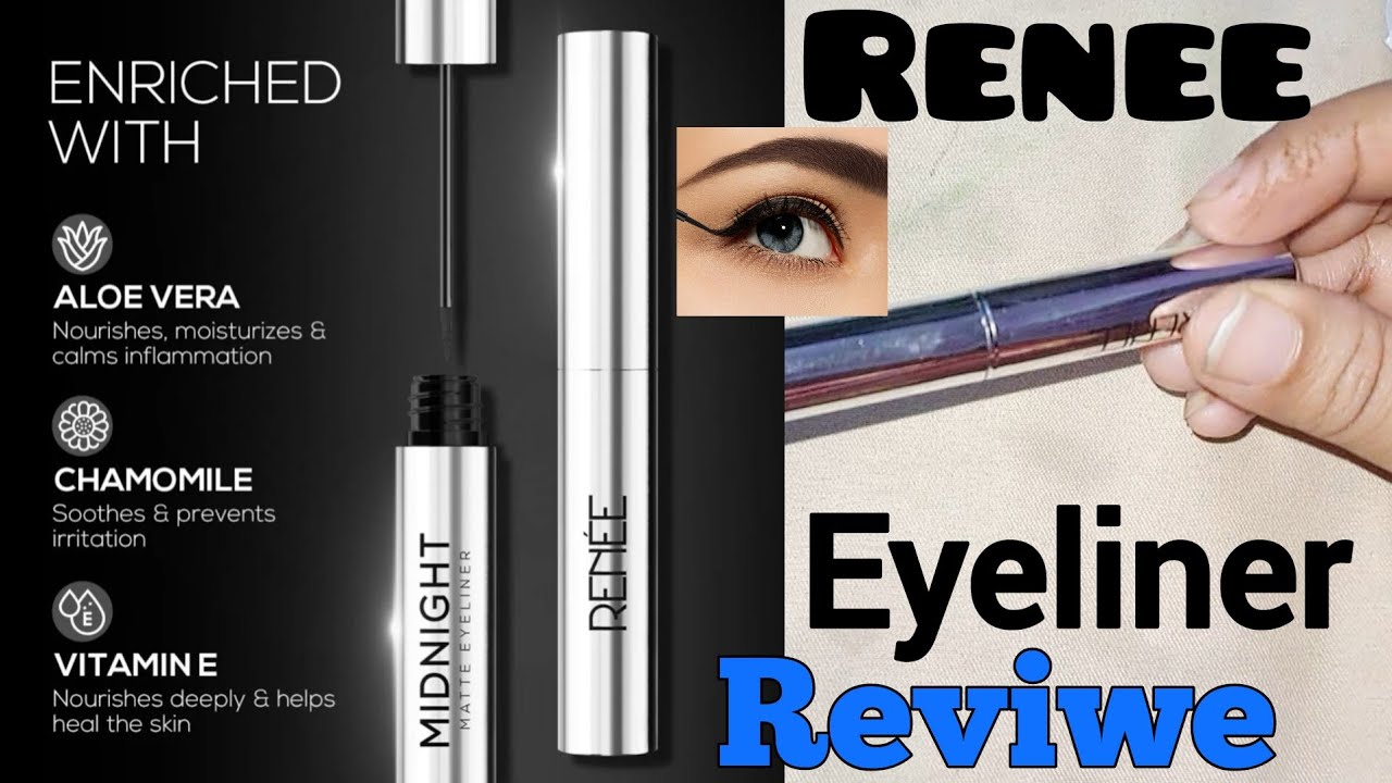 Renee Midnight Matte Eyeliner Review | Is Renee brand is good? My ...