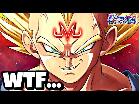 OMG.... WTF WE'RE THEY THINKING.... ULTRA MAJIN VEGETA IS CRAZY!!!! (Dragon Ball Legends) - YouTube