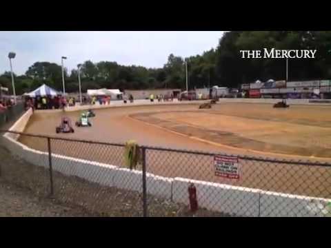Racing at Phoenixville Speedway. Michael Hoffmaster winner of this race ...