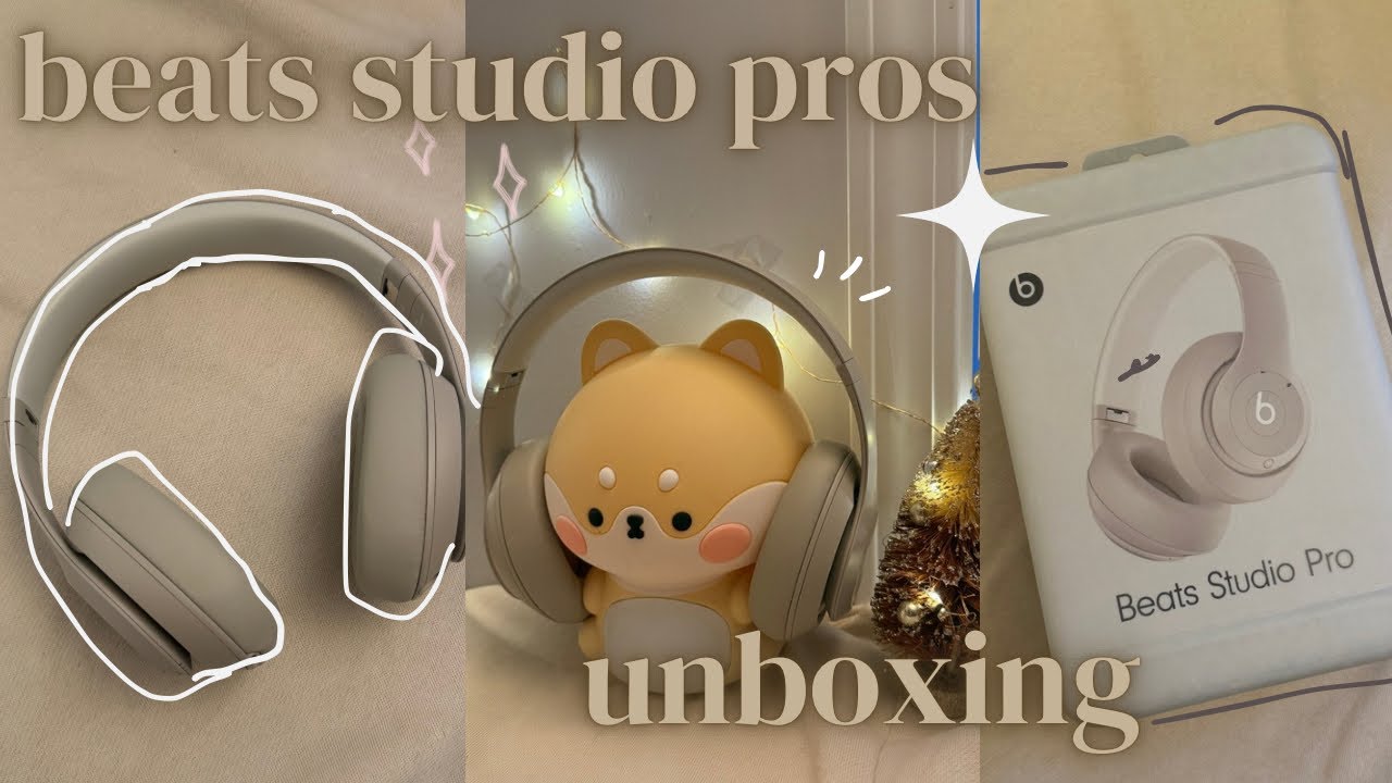ASMR Beats Studio Pros unboxing!₊˚ʚ 🎧₊˚ ﾟ. - YouTube