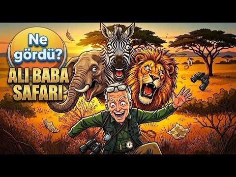 Ali Baba Safari 🦁 | Zebra, Fil, Aslan | Hayvanları Öğreten Eğlenceli Çocuk Şarkısı