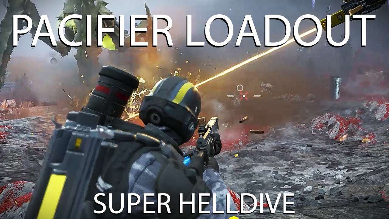 Helldivers 2 - Pacifier is my guilty pleasure - Pacifier Loadout ...