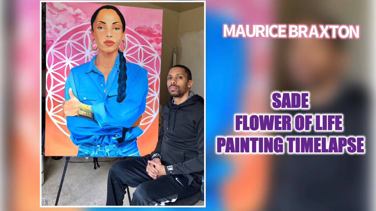 Sade Flower of Life Timelapse with Artist Commentary - YouTube