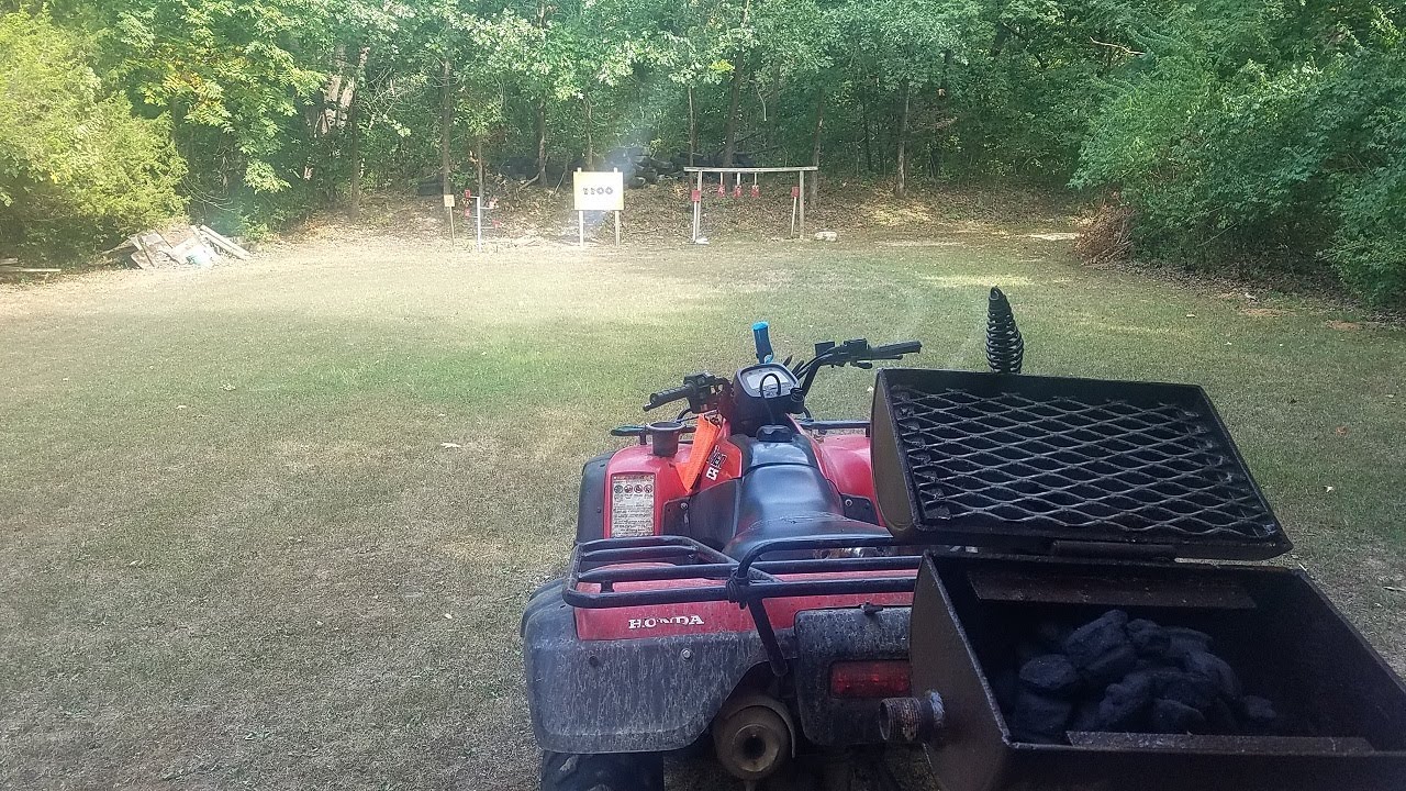 Cooking Chicken Wings On The Gun Range - YouTube