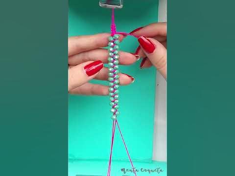 Cómo hacer pulsera de la amistad fácil 💜 - YouTube