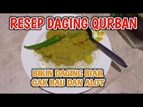 RESEP DAGING QURBAN BIAR GAK ALOT DAN BAU MUTON CURRY WAJIBB COBA!!!!!!!!!!!