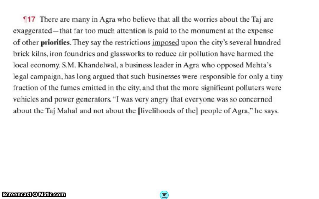 How to Save the Taj Mahal Reading - YouTube