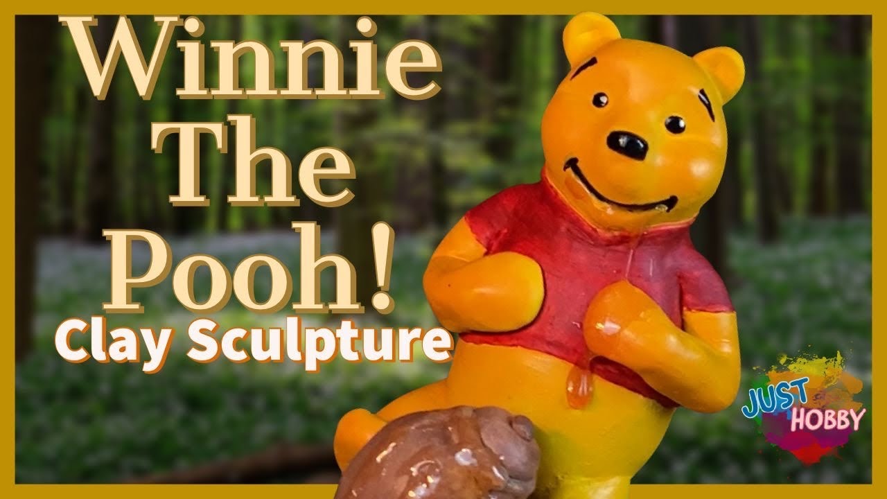 Winnie the Pooh | Polymer Clay Sculpture | Timelapse | Mixed-Media ...