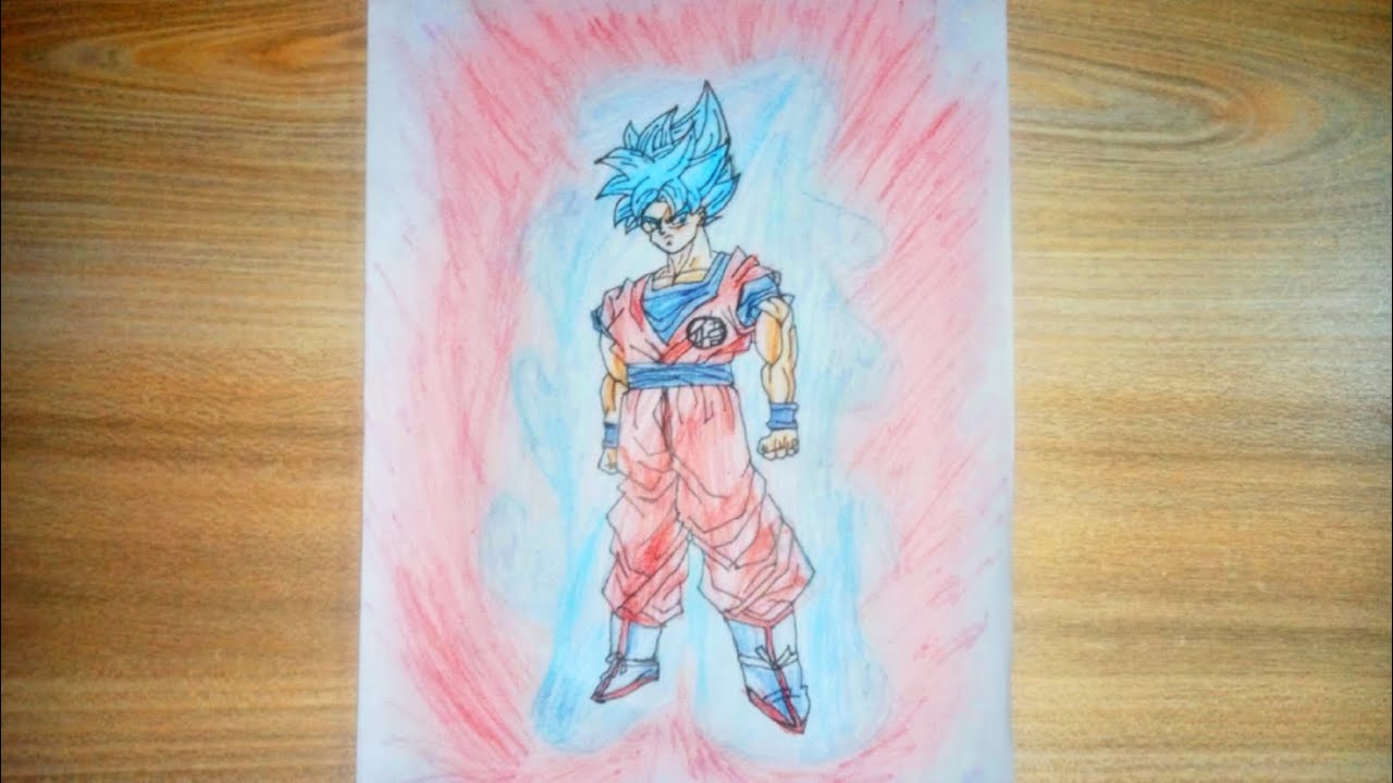 |How to draw Goku ssj blue kaioken | amaing drawing ...