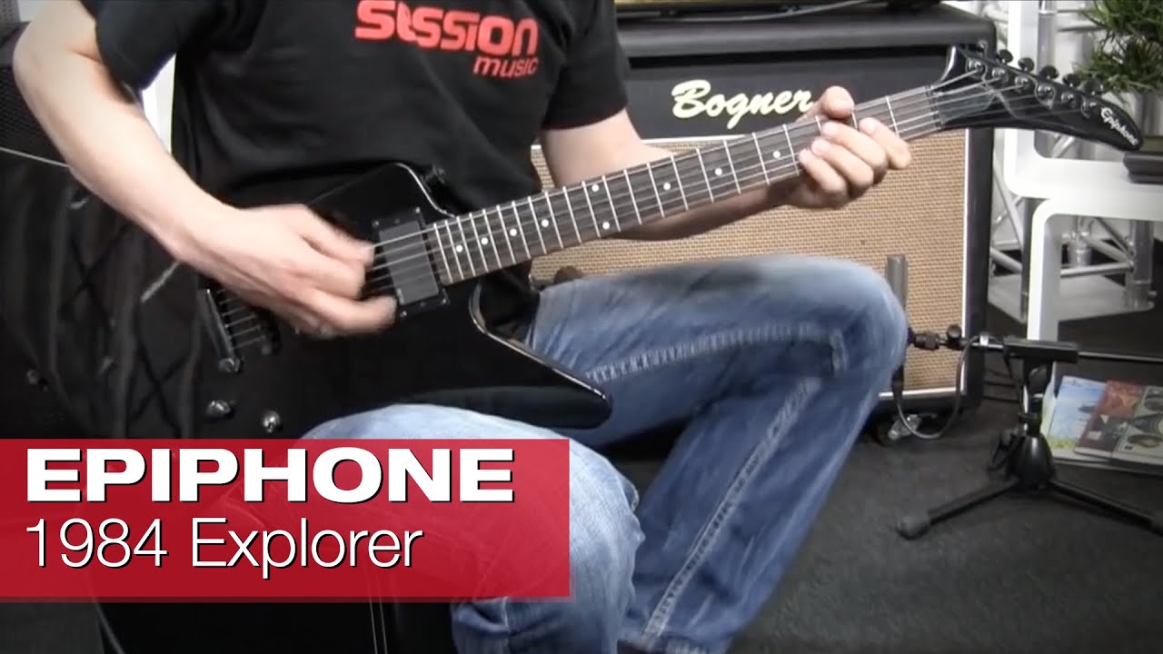 EPIPHONE 1984 Explorer EX EB - YouTube