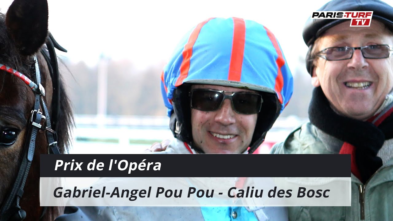 Paris-Turf TV - Prix de l'Opéra : Gabriel-Angel Pou Pou : Caliu des ...