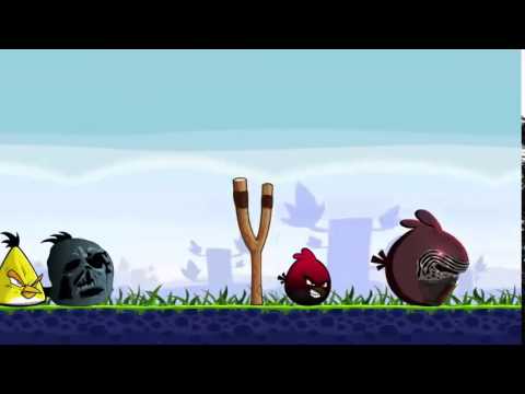 Angry Birds The Force awakens parody - YouTube