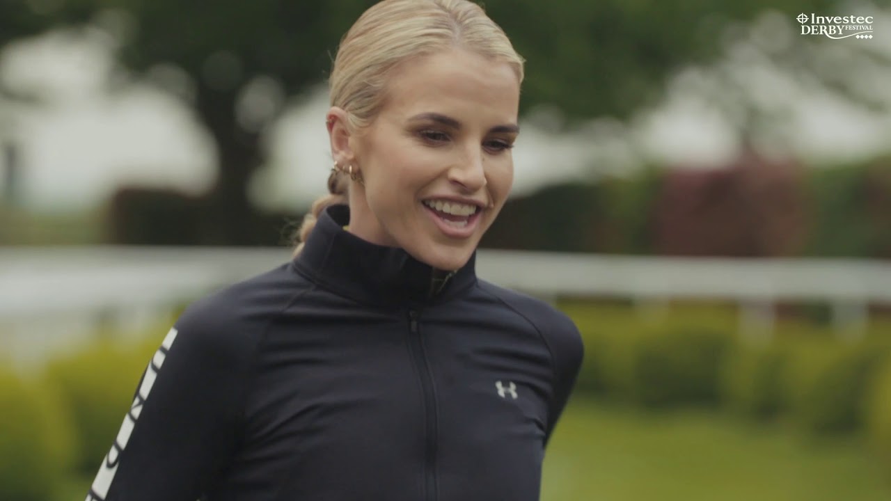 Vogue Williams takes on an equine inspired workout, created by Ant ...