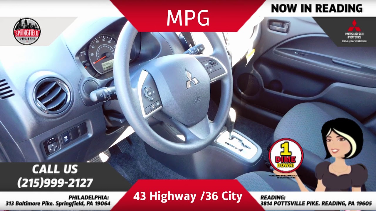 2020 Mitsubishi Mirage ES Hatchback - YouTube