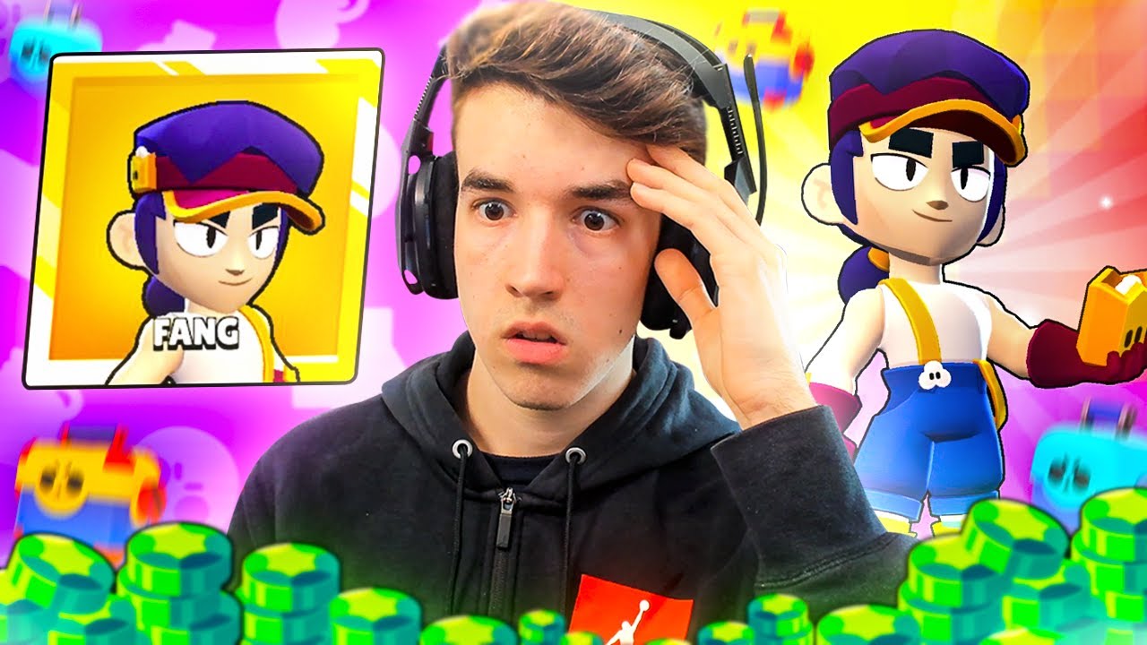 COMPRO Y CASI NO MAXEO A FANG *NUEVO BRAWLER* de BRAWL STARS - YouTube