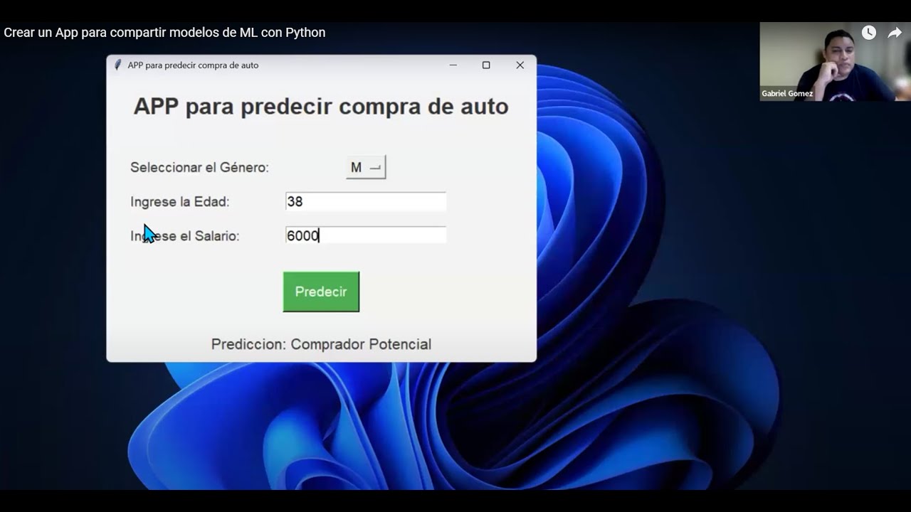 Crear un App para compartir modelos de ML con Python - YouTube