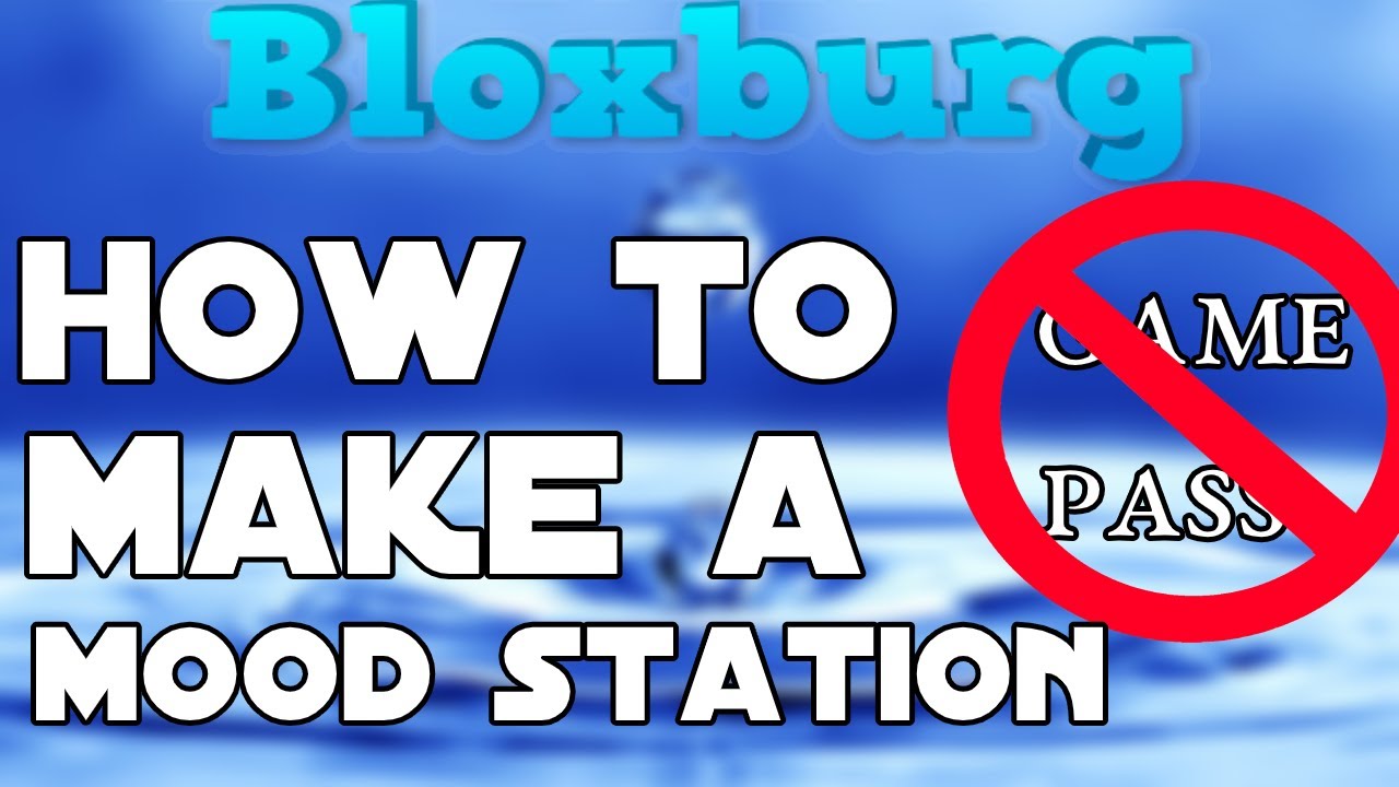 Roblox How To make 1900$ mood Station in Bloxburg ( CHEAP ) - YouTube