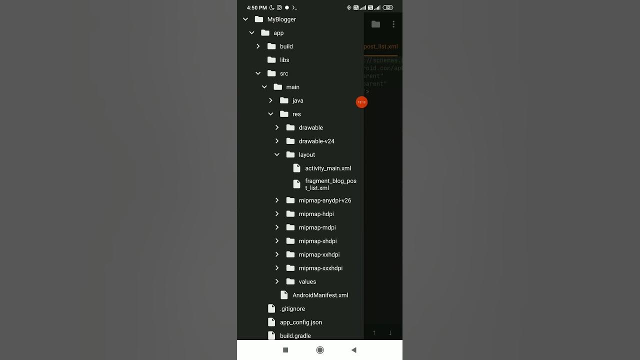 #19.3 MyBlogger / MaterialCardView / OkHttp3 With Gson / CodeAssist Tutorial - YouTube