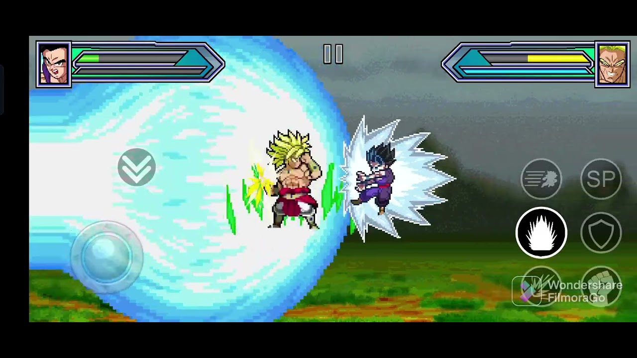 Gohan (from DB:SH movie) vs DBZ Broly - YouTube