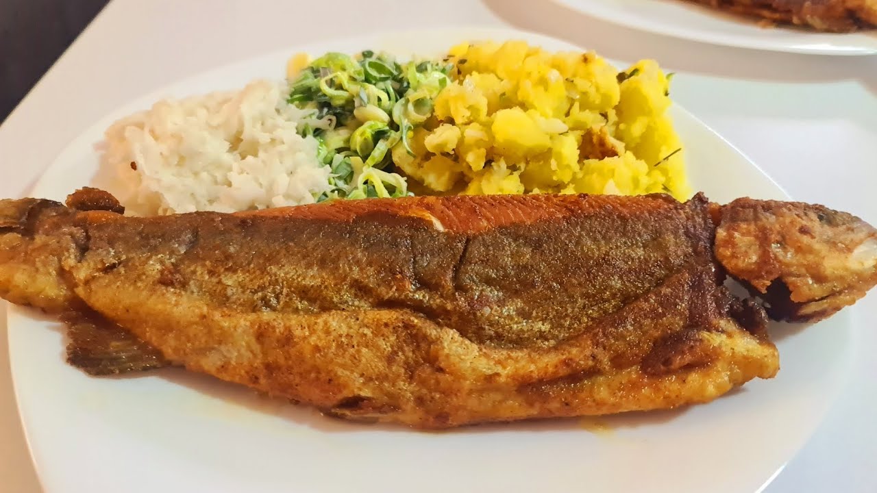 Priprema ribe pastrmke,brz i jednotavan nacin/Savrseno pecena pastrmka ...