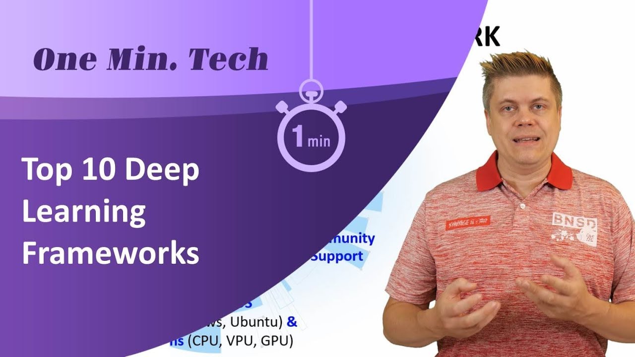[One Min. Tech] Choosing a Suitable Deep Learning Framework - YouTube