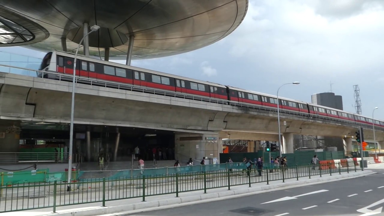 Singapore MRT Changi Airport Branch Line Expo Station シンガポール地下鉄チャンギ空港支線 ...
