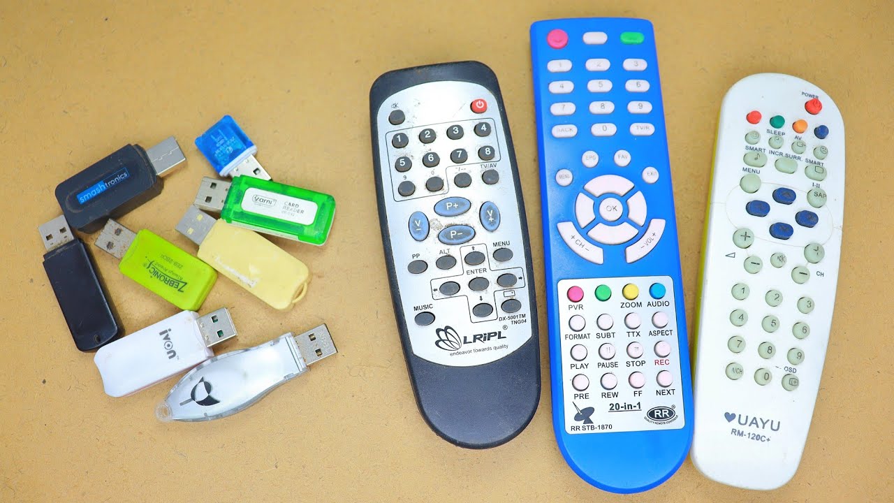 3 Awesome uses of old Memory Card Reader and old TV Remote - YouTube