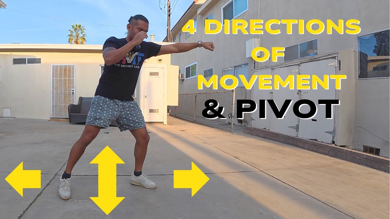 Muay Thai 4 Directions of Movement and Pivot - YouTube