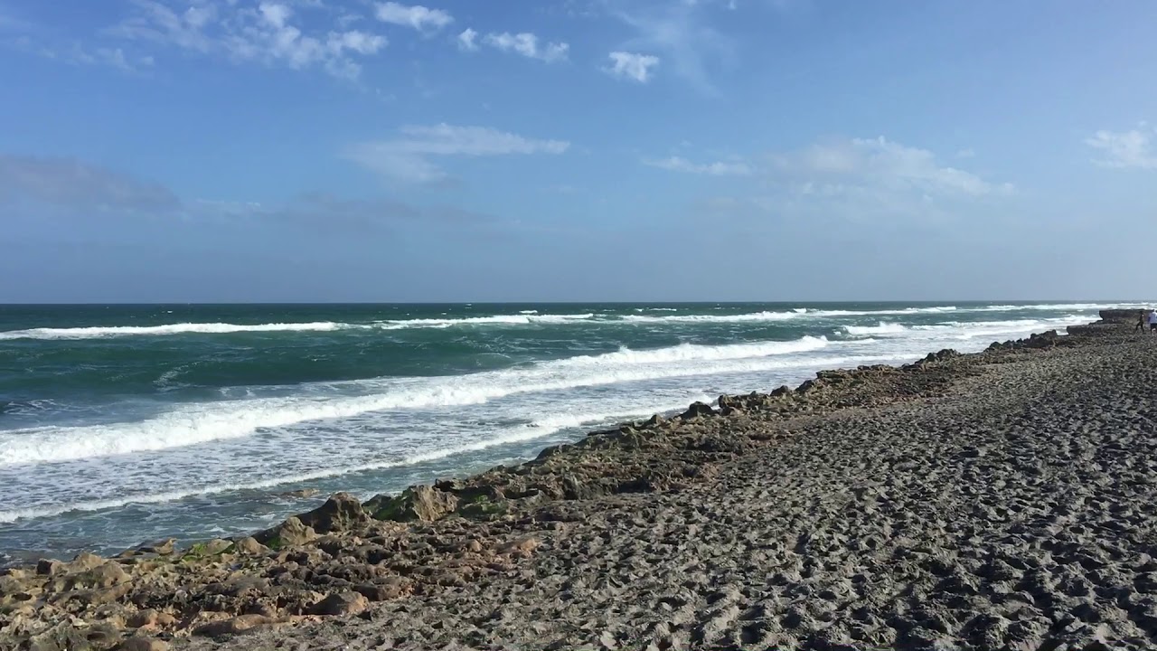 Blowing Rocks Beach Jupiter Island - YouTube