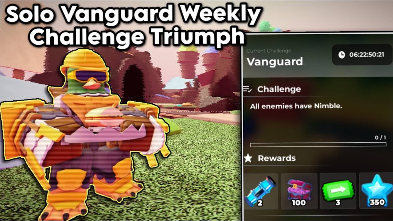 Solo Vanguard Weekly Challenge Triumph | Tower Defense Simulator - YouTube