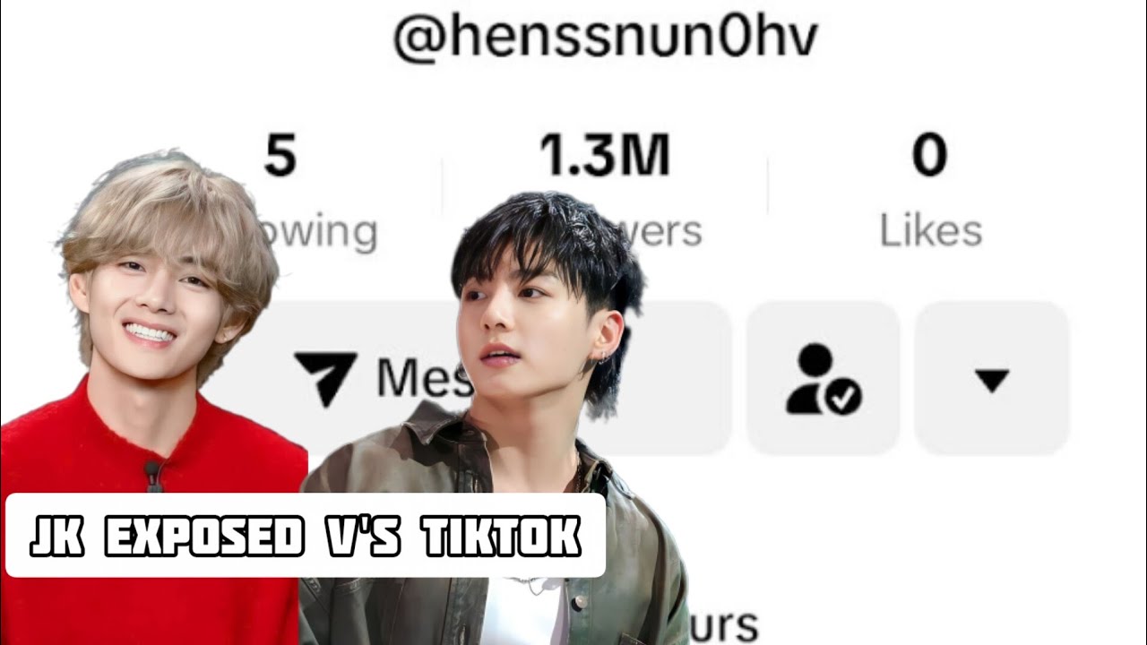 BTS V tik tok ID revealed by jungkook #kpop #fypシ #bts #btsarmy # ...