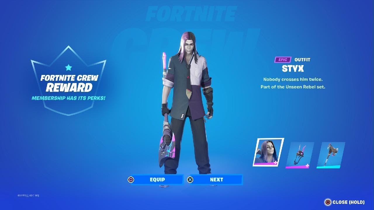*NEW* Styx crew pack skin - YouTube