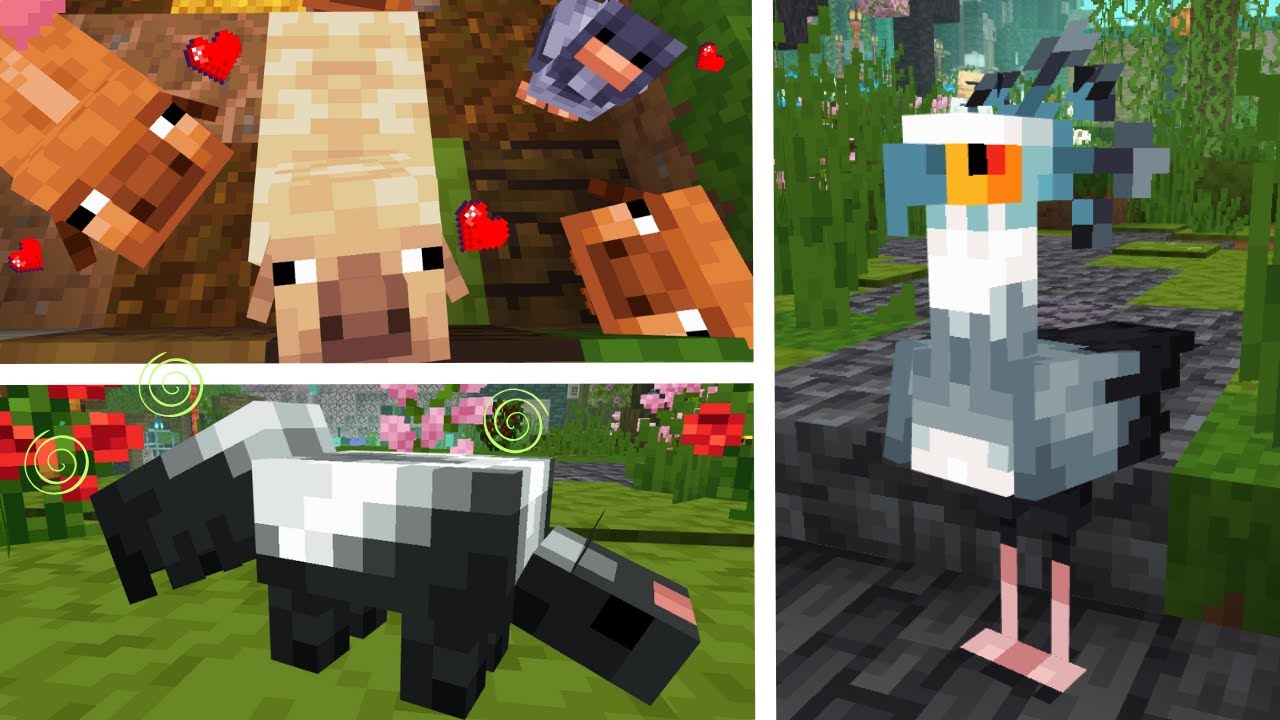 Collecting New Naturalist Animals & Variants | Minecraft Animal ...