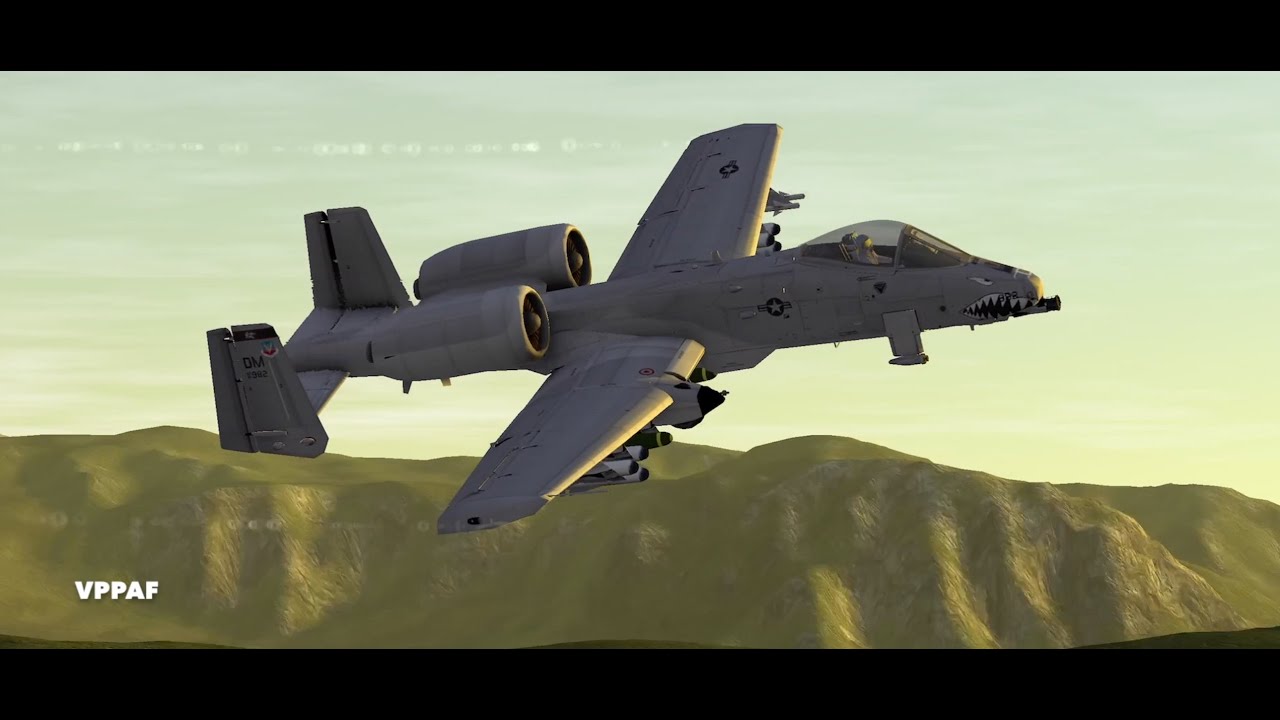 Armed Air Forces A10 With Real Audio - YouTube