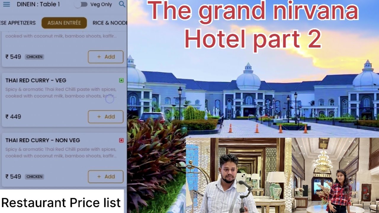 The grand nirvana vlog (Part 2) Bareilly #nirvana #hotel #vlog #bareilly #restaurant # ...