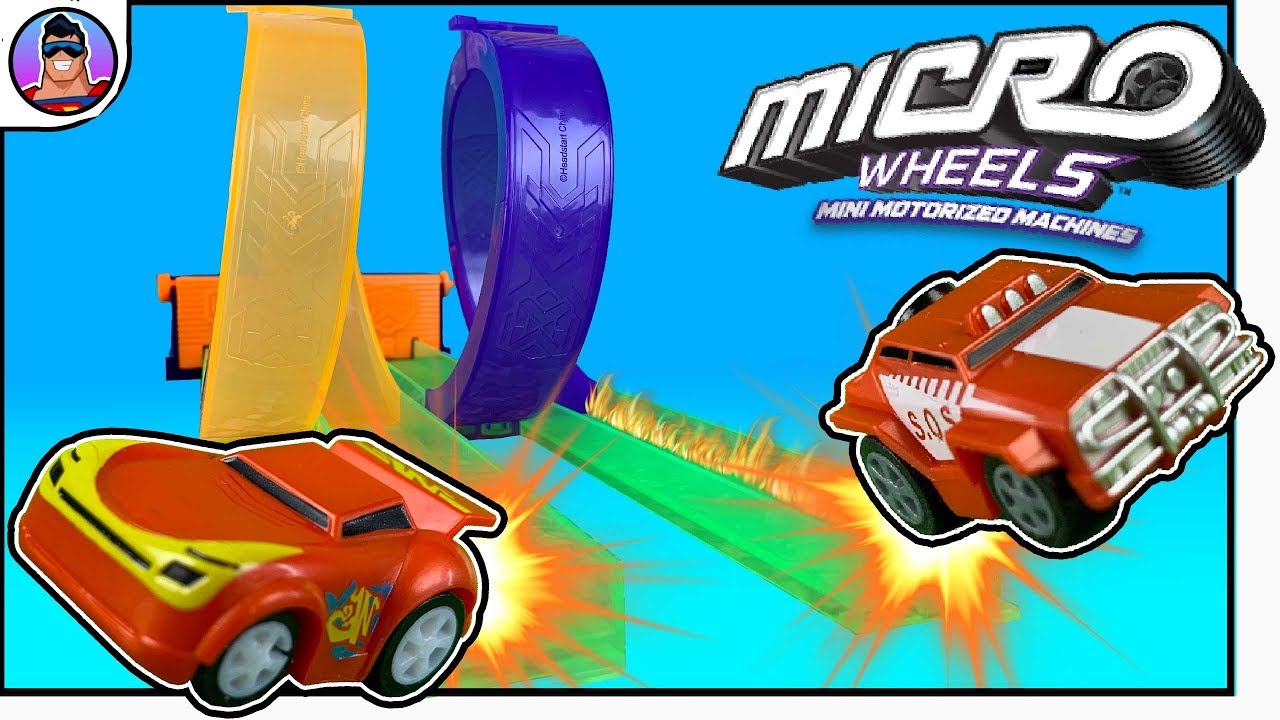MICRO WHEELS! | Motorised, Collectable, Raceable stunt cars! Stunt Pack ...