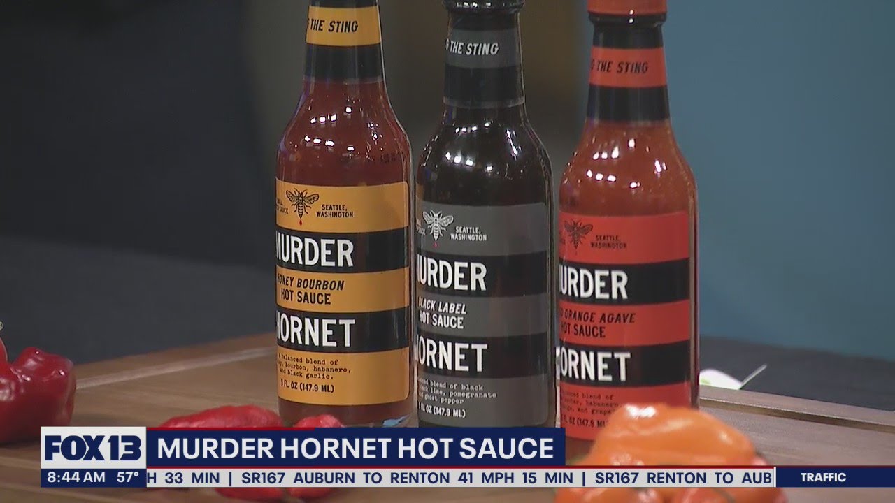 A local company called "Murder Hornet Hot Sauce" is bringing the sting ...