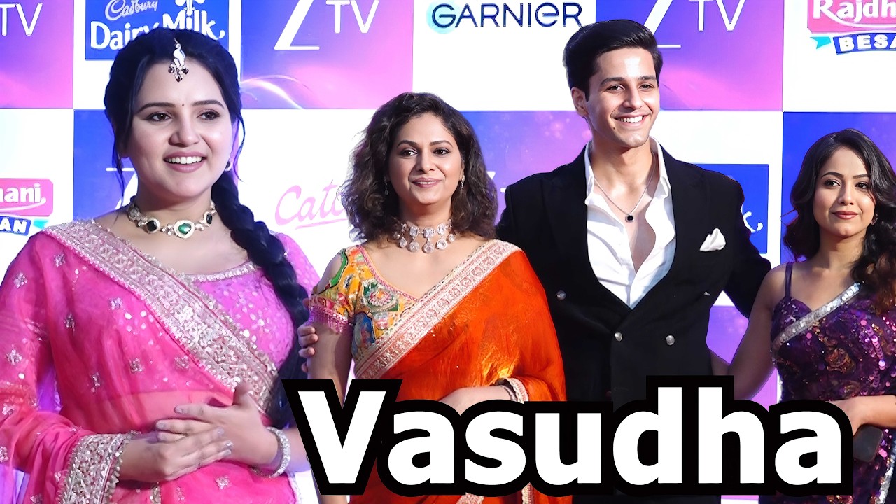 Vasudha Serial Star Cast Shine at Zee Kutumb Awards Nomination Party ...