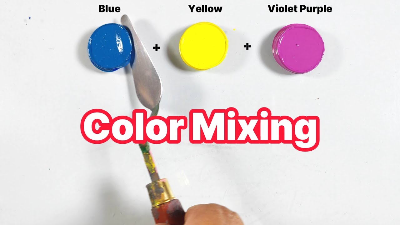 Guess the final color 🎨| Satisfying video | Art video | Color mixing ...