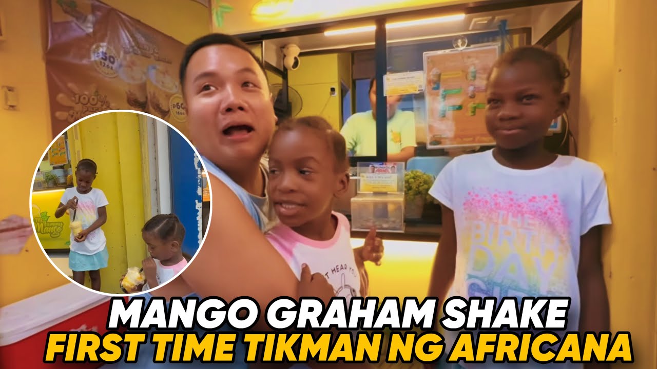 MANGO GRAHAM SHAKE!! FIRST TIME NATIKMAN NG AFRICANA - YouTube