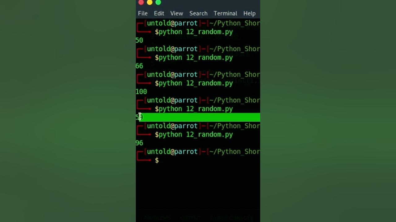 Program To Generate Random Number In Python | Python Tutorials | Tech ...