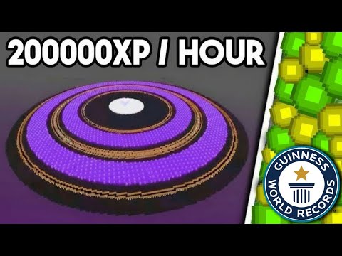 Minecraft fastest XP farm 200000xp per hour | minecraft 200000 XP world ...