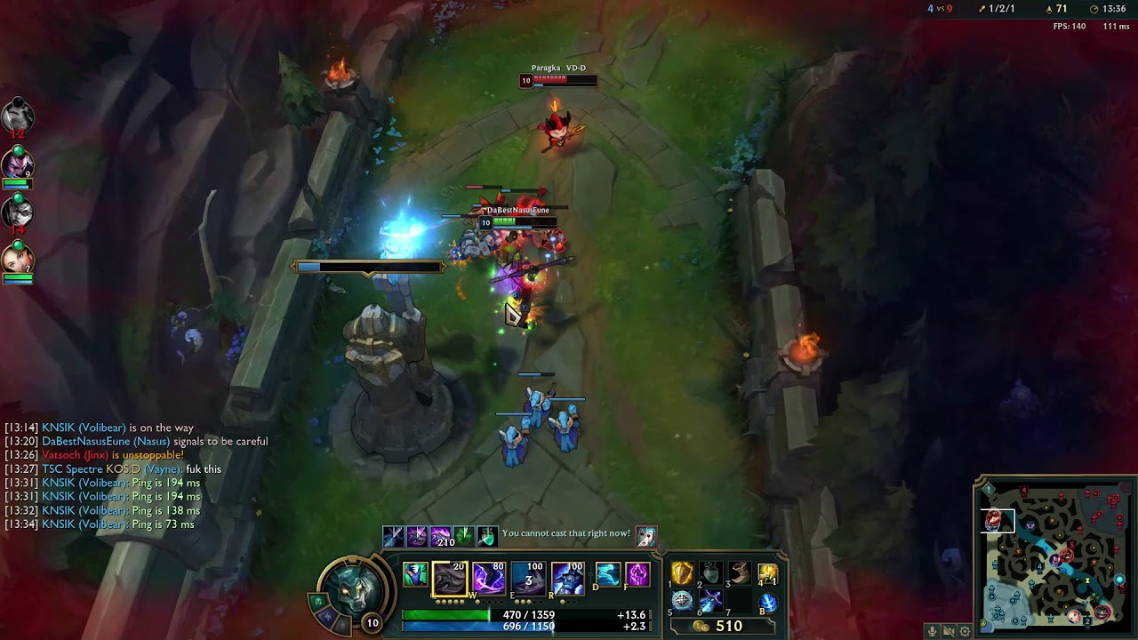 meet a toxic teemo but my nasus late game carry evrything - YouTube