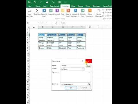 Excel Tips 33 - Create Dependent Drop Down | Sobanan Knowledge Sharing - YouTube