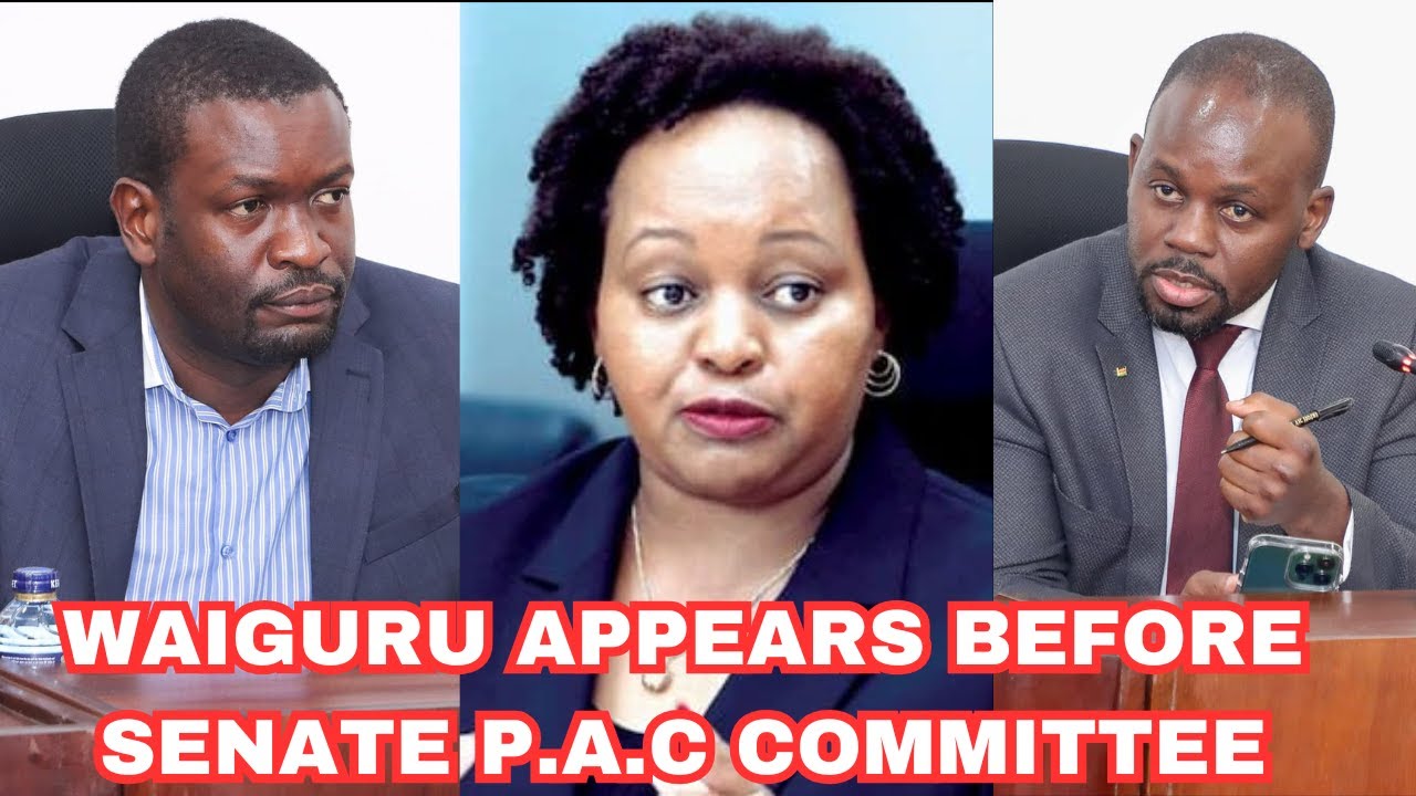 LIVE: Governor Anne Waiguru Appears Before Senate Public Accounts ...