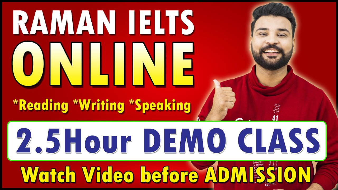 Expert IELTS Guidance: Join Our FREE Demo Class" Raman's Class II Before Admission check out ...