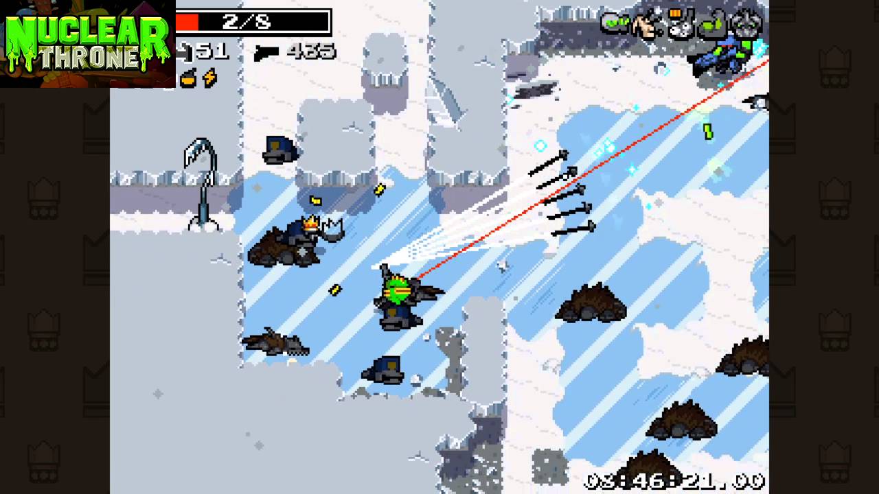 2nd time beating throne using fish and hyper rifle (nuclear throne ...