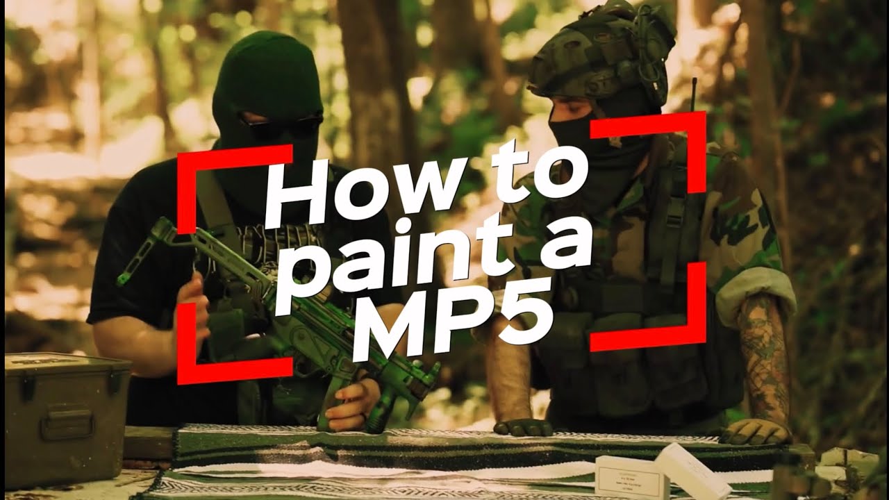 Spray Painting an MP5K (Century AP5K) - YouTube
